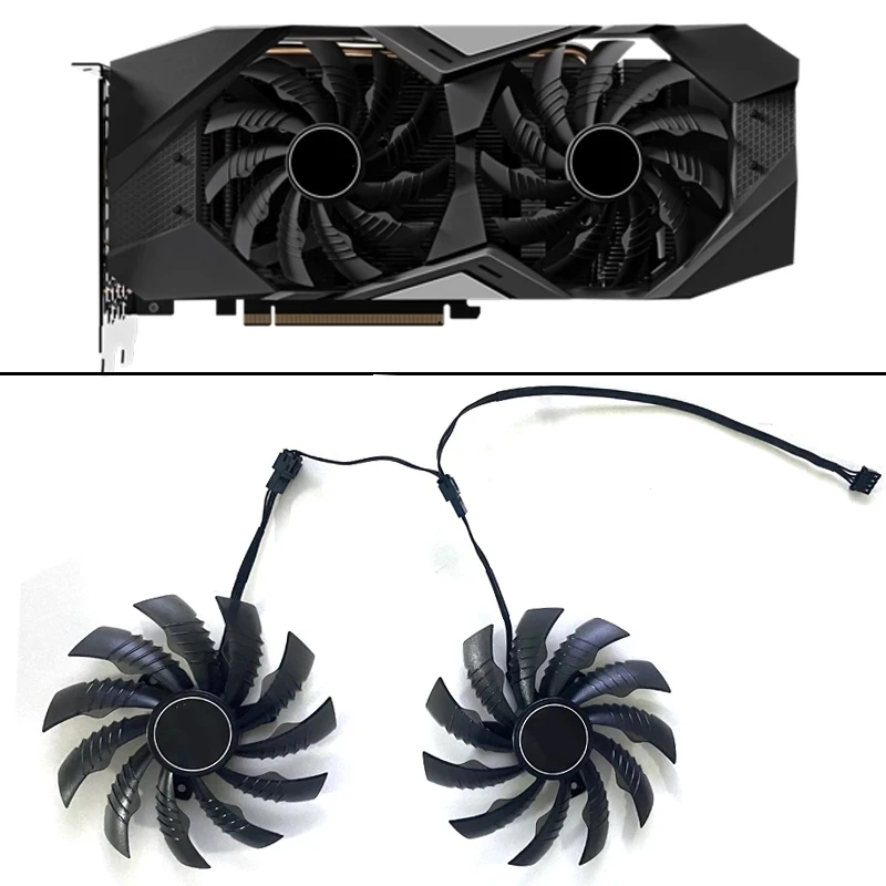 Original 95mm Pld10010s12h 4pin Rtx2060 Gpu Fan For Gigabyte Gtx 1650 ...