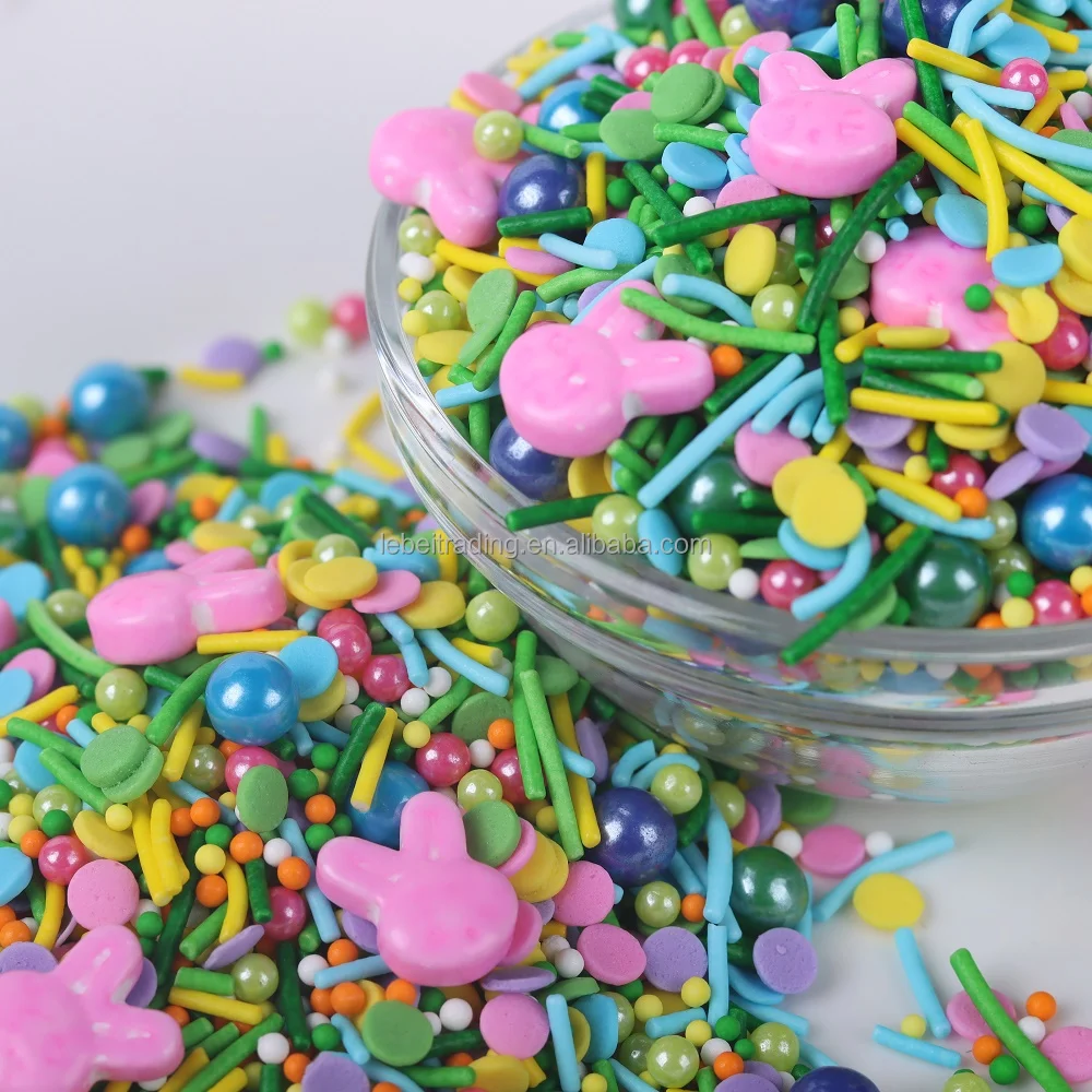 Cartoon Character Cake Toppers Round Candy Sprinkles Balls Dextrose ...
