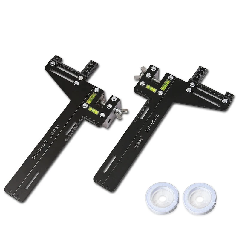 Elevator Guide Rail Alignment Gauge - Precision & Durability