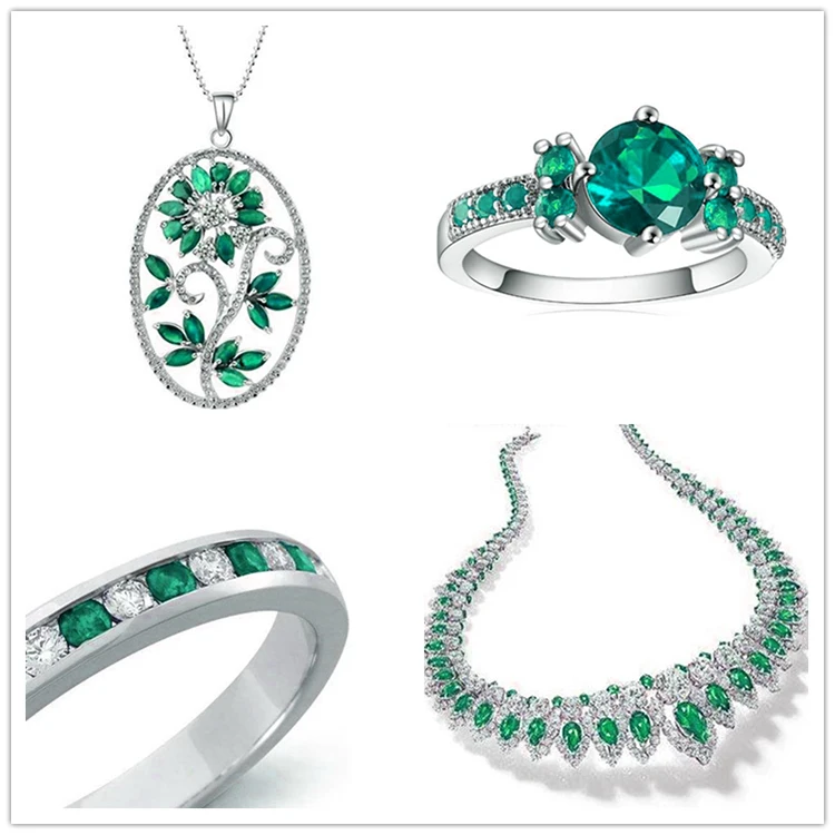 Wholesale Lab Created Emeralds - Vivid Green Gemstones