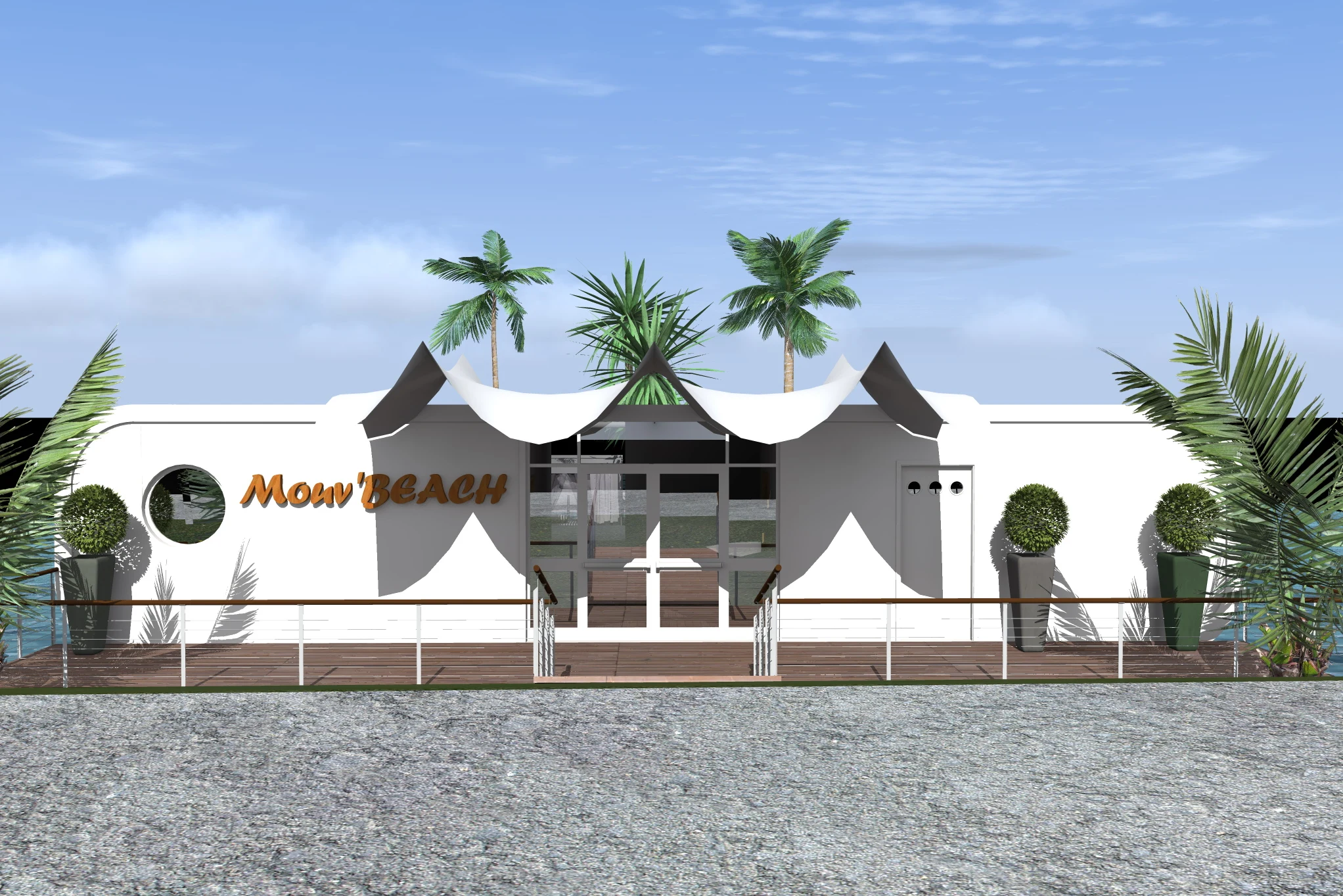 Modern Floating Restaurant Water Bar Water House Prefab House Water ...