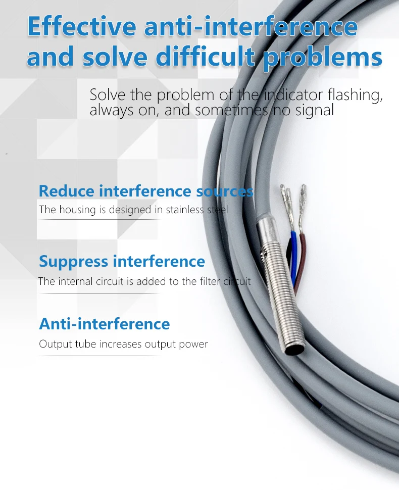 Inductive Proximity Sensor Detects Metal Objects Npn Pnp Stainless ...