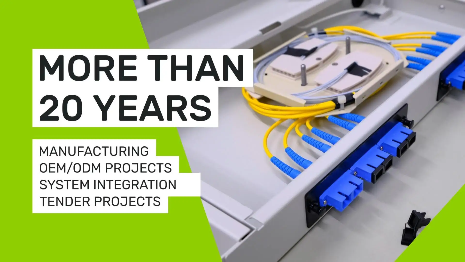 19'' Sc 24 Port Fiber Optic Distribution Odf Frame Patch Panel For ...