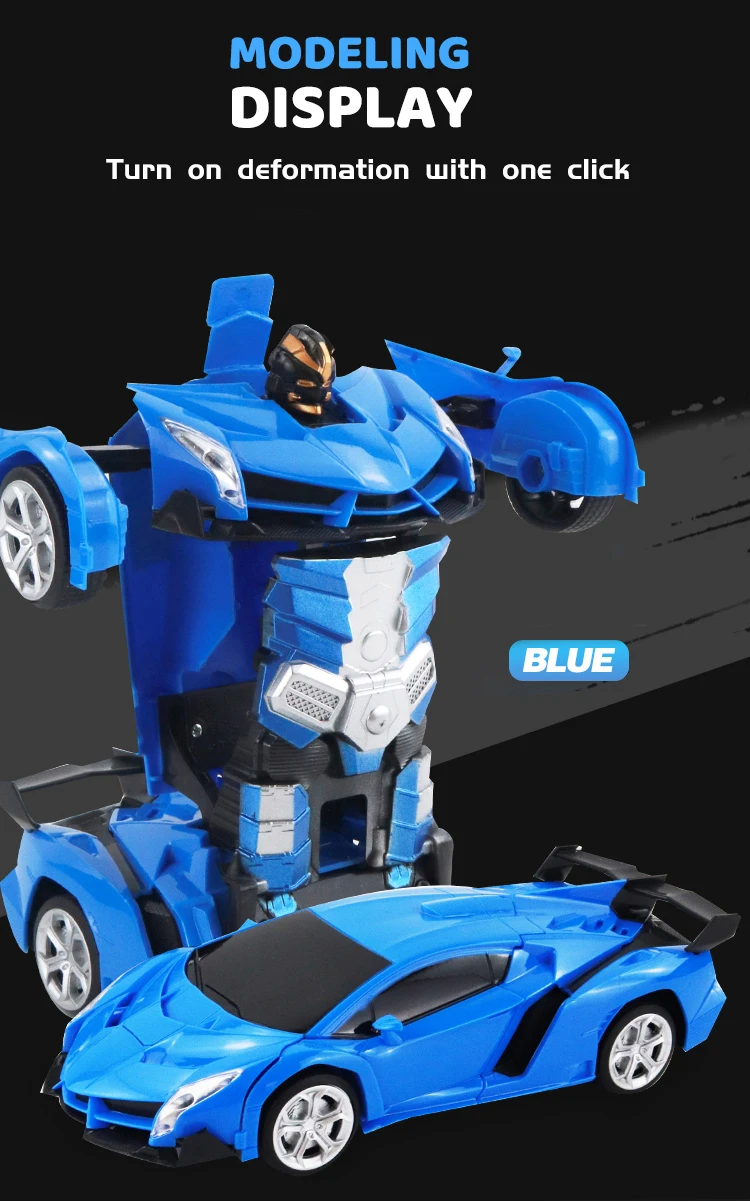 Electric Rc Car Transformation Robots Deformation Car Remote Control ...