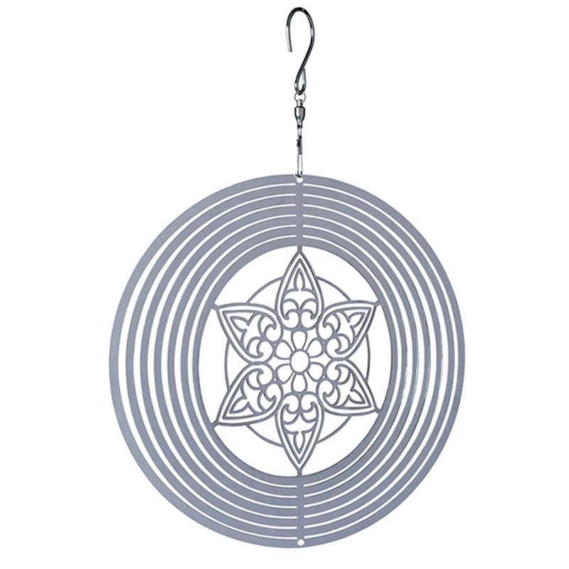 Mirror Wind Spinner - Elegant Garden Decor Sublimation