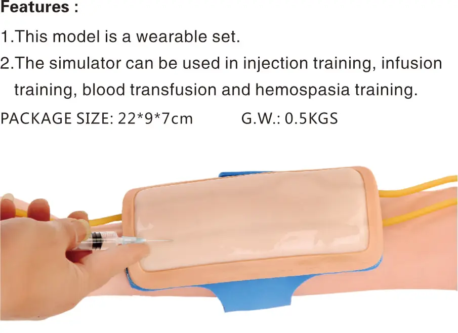 Medical Science Wearable Venipuncture Training Fore Arm I.V. Injection ...
