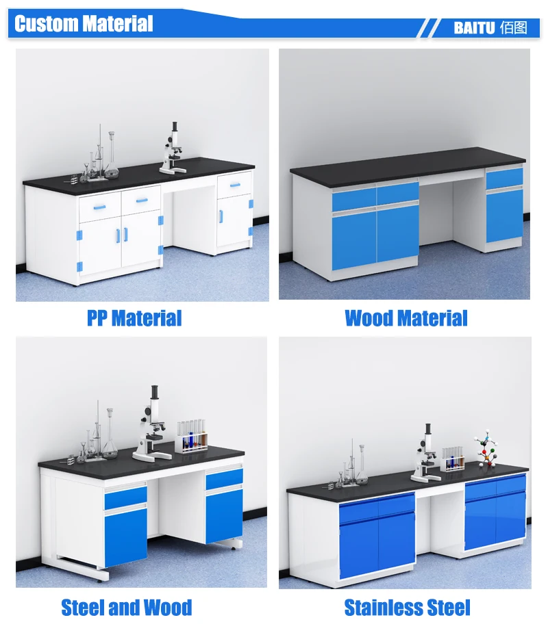 Modern Metal Laboratory Workbench School Lab Sink Table and Chairs ...
