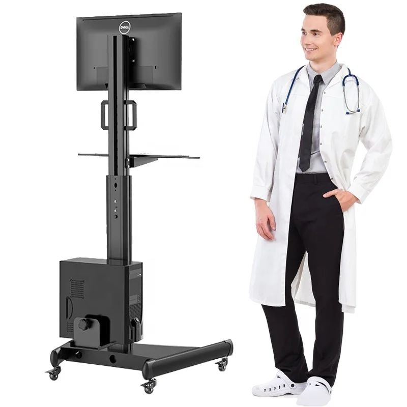 New Design Abs Plastic+aluminum Alloy Hospital Clinic Trolley Cart ...