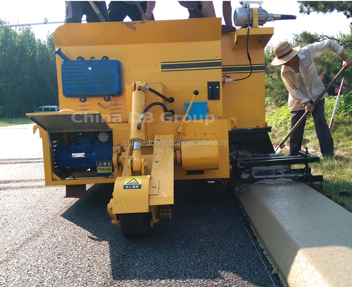 Road Construction Machinery Concrete Curb Kerb Extruder Making Machine ...