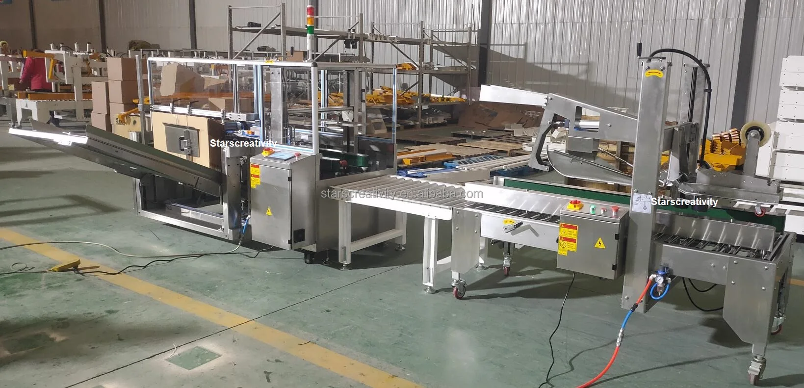 Customized Available Vertical Automatic Carton Case Erector Erector ...