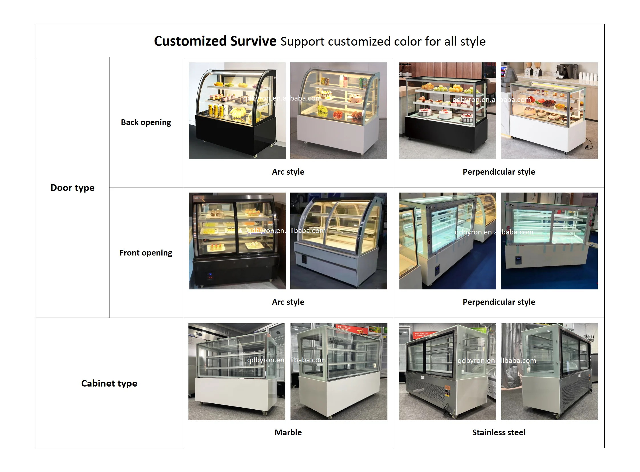 Bakery Cake Chiller Display - Efficient Cooling Solutions