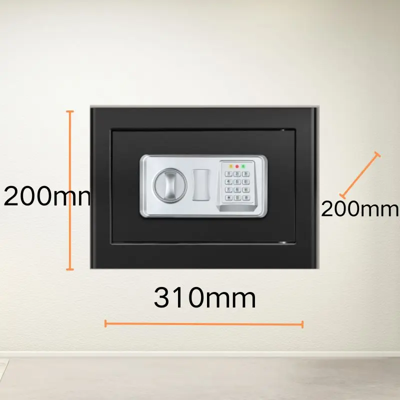 Small Mini 8.5l Digital Wall Furniture Safe Box For Jewellery Cash ...