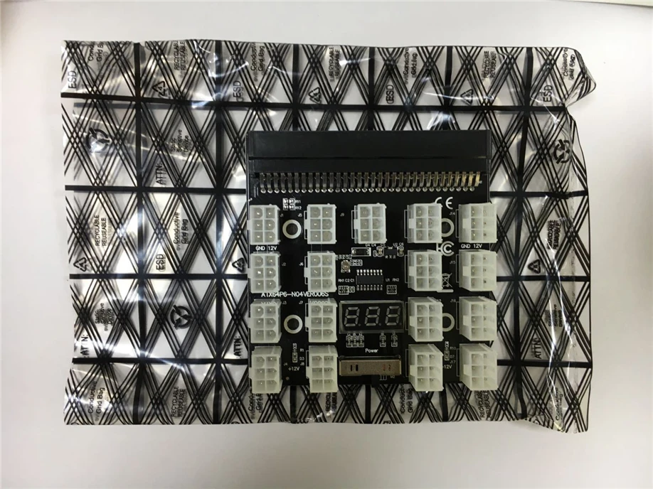 Server Power Module Breakout Conversion Board With 12pcs 6 Pin To 6+2 ...