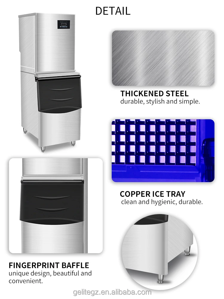 Ice Maker Machine Different Type with Different Storage in Cube Ice ...