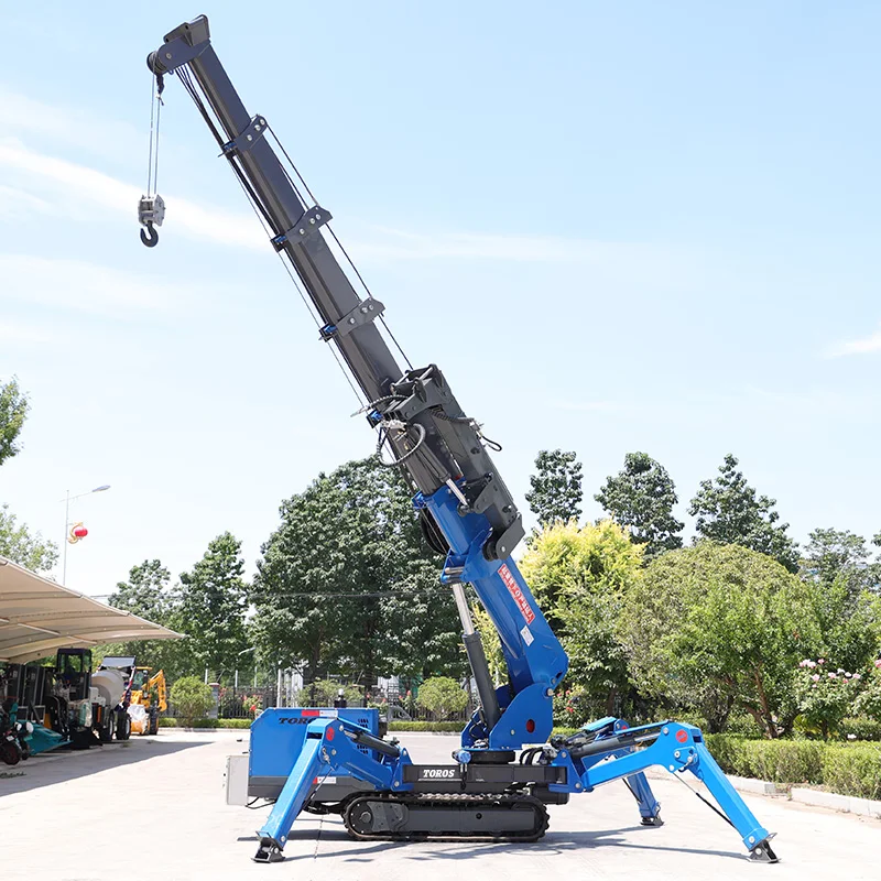 Heavy Duty 5ton Mini Crawler Crane Machine Hot Sale Spider Crane Price ...