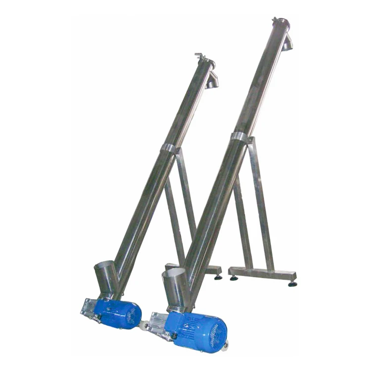 Inclined Small Diameter Screw Conveyor Powder Transport - Buy Screw ...