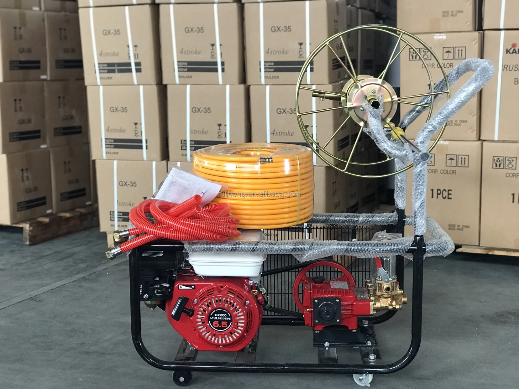 Agricultural Mobile Power Spray Pump Motor Electric Trolley Type High ...