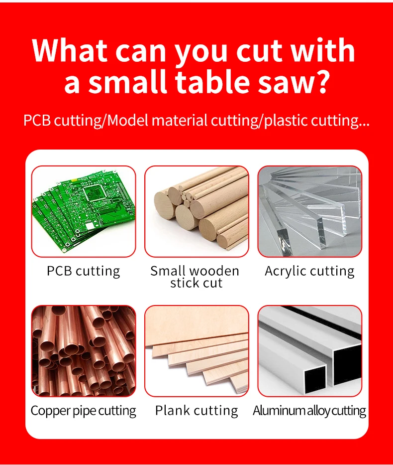 Mini Table Saw - Versatile DIY Cutting Tool for Woodworking