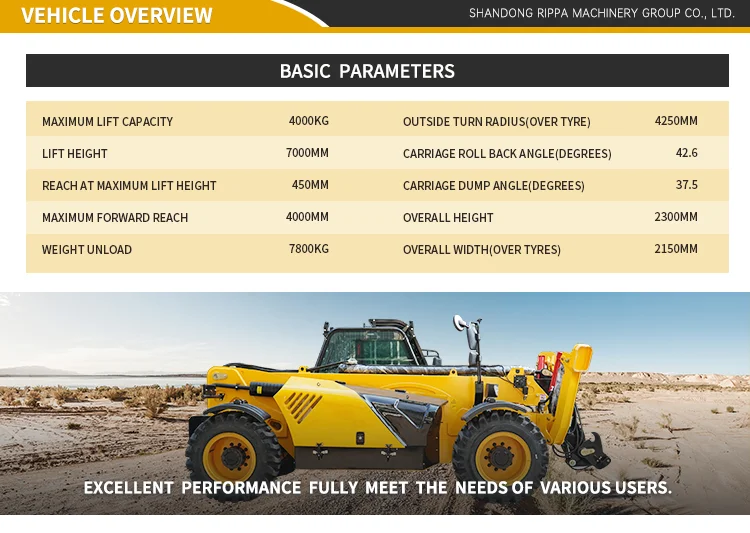 Versatility Hydraulic Semi-Automatic Forklift Fork Load Unload Car 7T ...