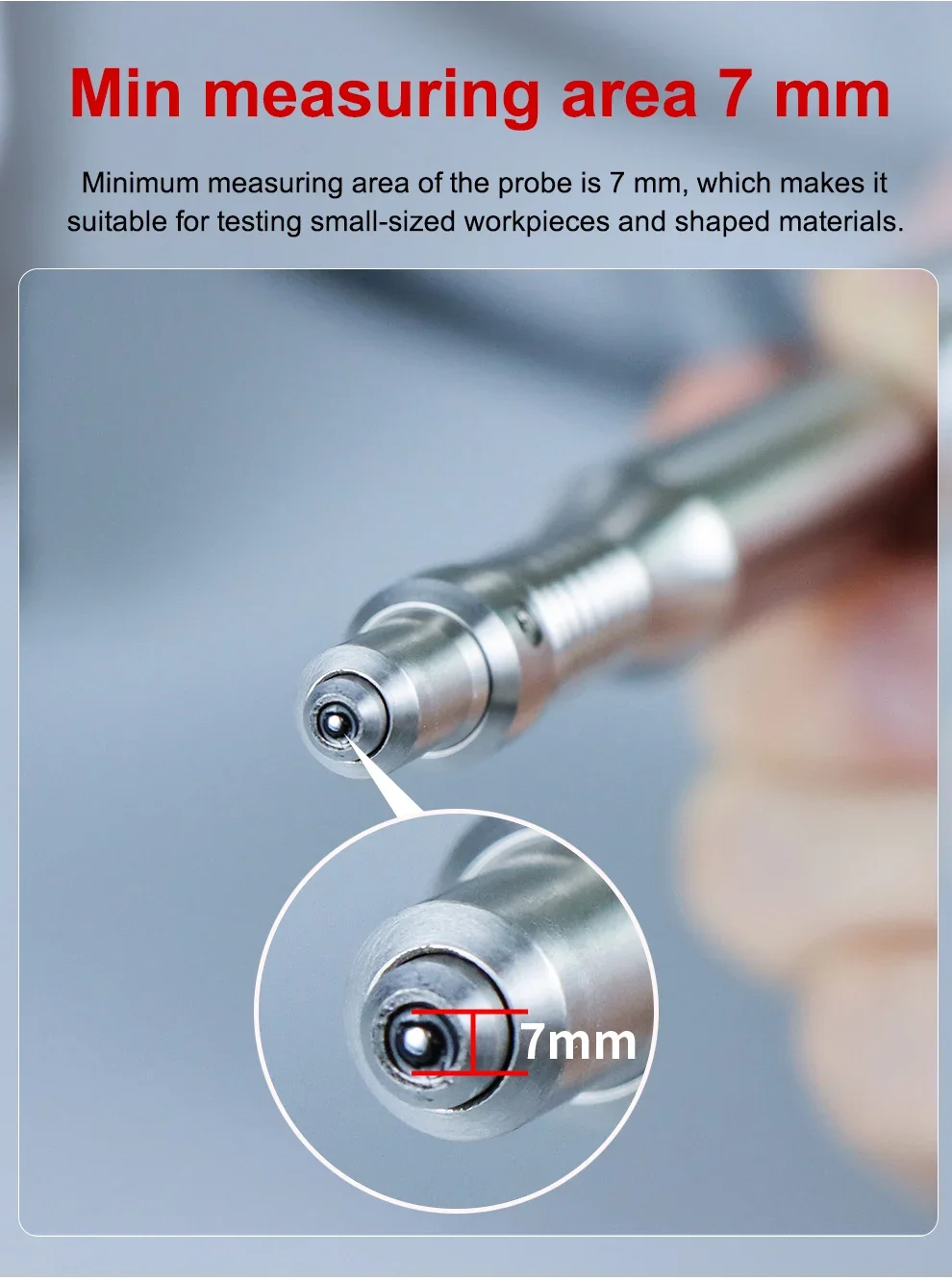 LS225 Measurement Below 10micro Iron Spray Magnetic Coating Thickness ...