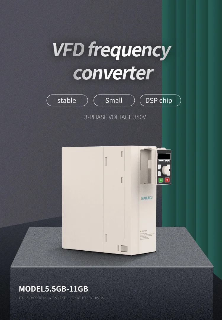 7.5kw Vfd Inverter 3 Phase Variable Frequency Inverter 380v Vsd Ac ...