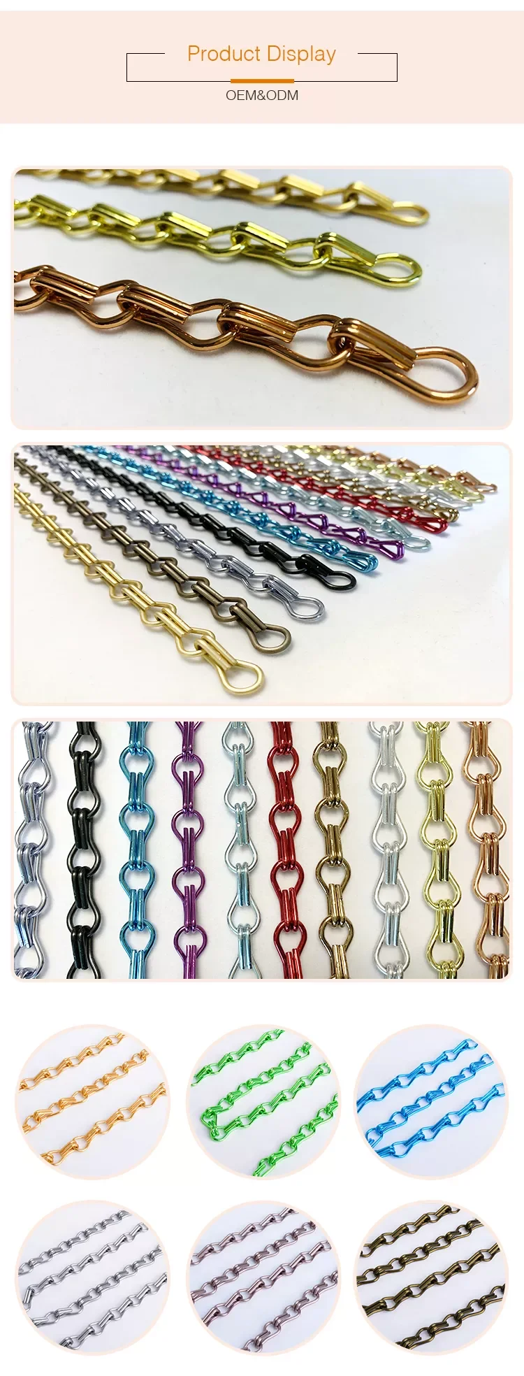 Hot Sale Chain Link Fly Screens Aluminium Chain Curtains Metal Screen ...