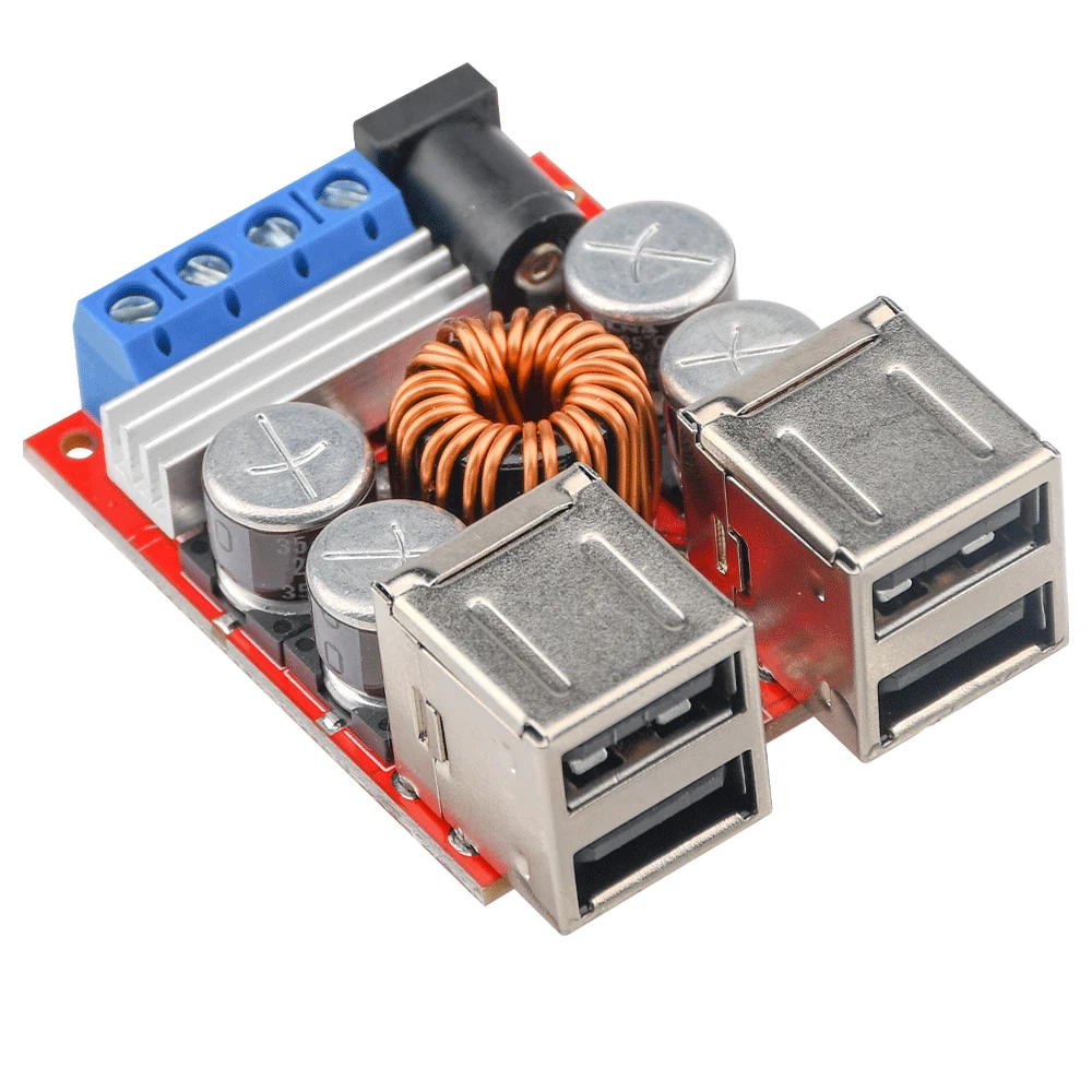 8V-35V to 5V 8A DC-DC Step down Power Supply Module for Car Chargers