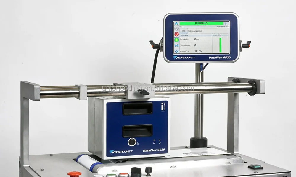 Expire Date Stamp 32mm Thermal Transfer Ribbon Coding Machine Videojet ...