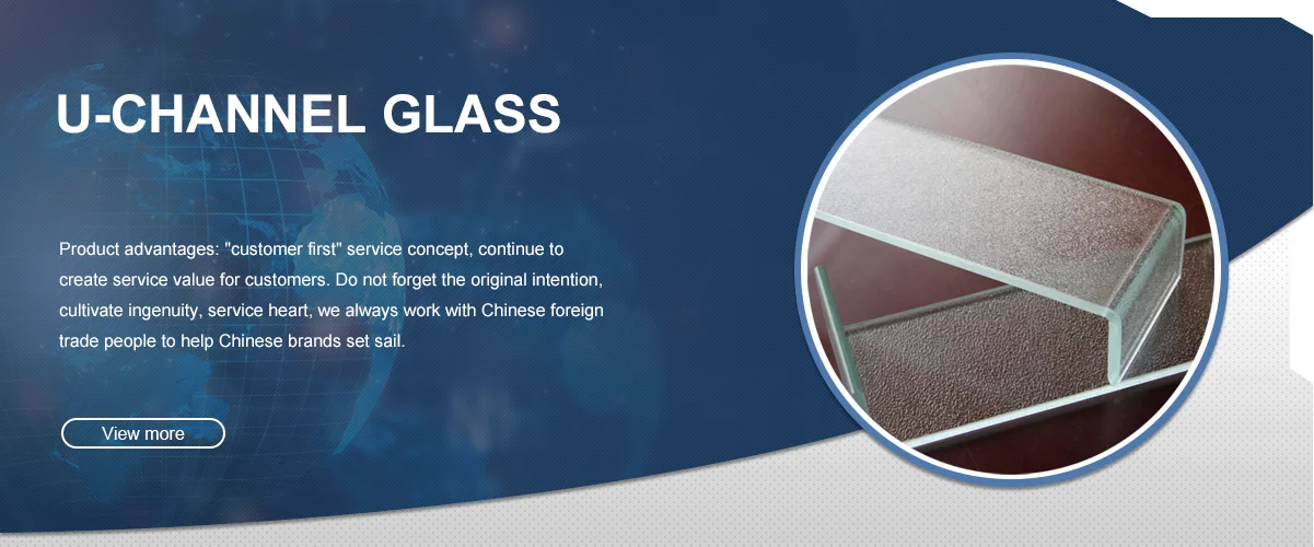 4mm,6mm,8mm U Channel Glass Low Iron Ultra Clear U Shaped Hot Pending ...