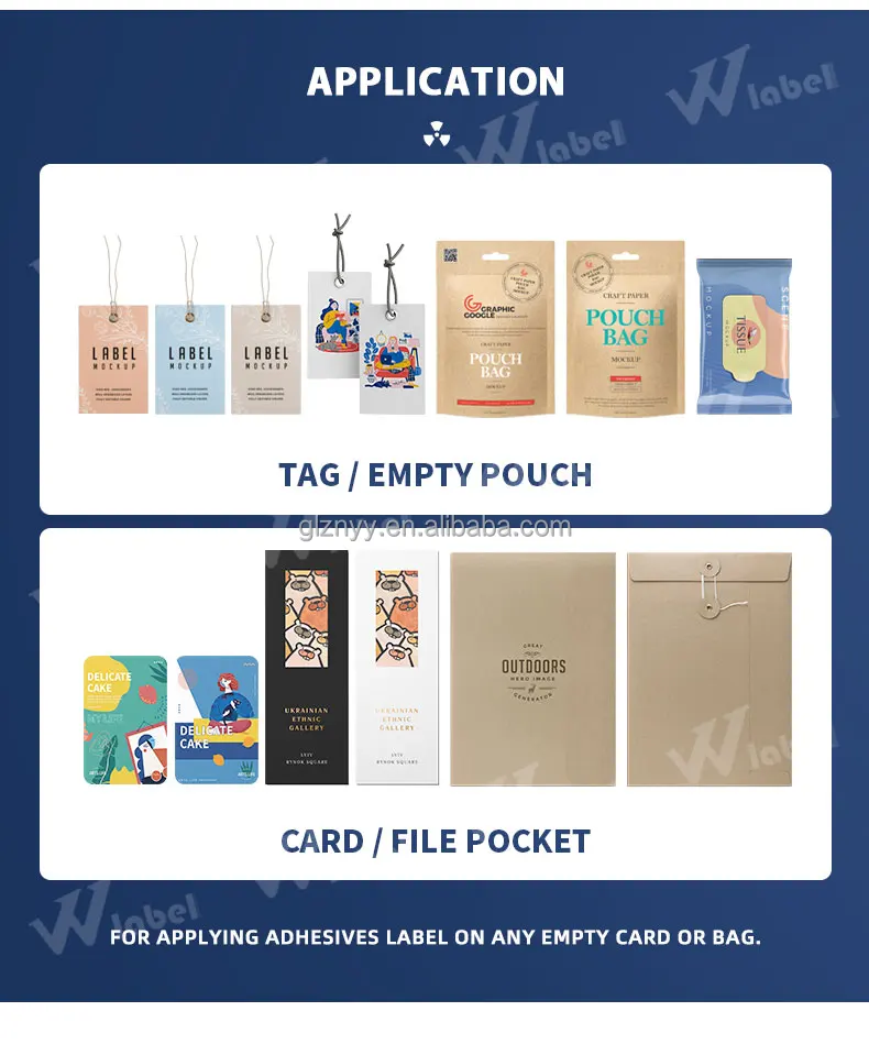 High Speed Card Tag Pouch Mylar Bag Doypack Labeling Machine