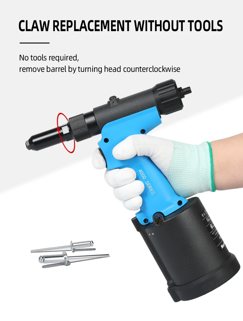 Industrial Grade Easy Operation Pneumatic Hydraulic Rivet Gun RL-4000M ...