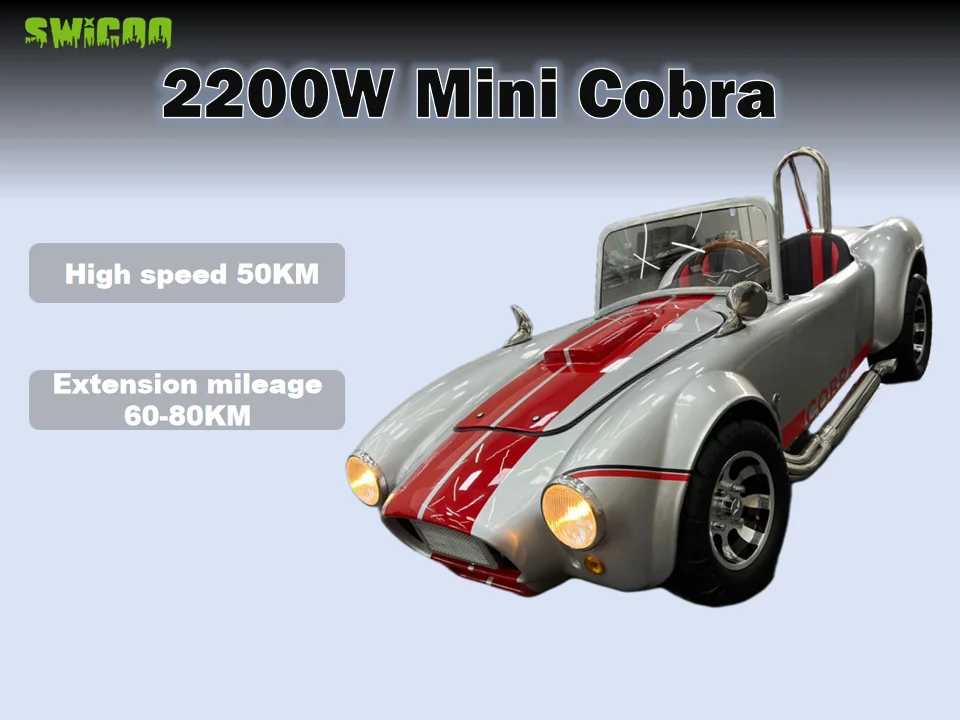 2200w Electric Mini Cobra High Speed Mini Car Mini Hot Rod Golf Cart ...
