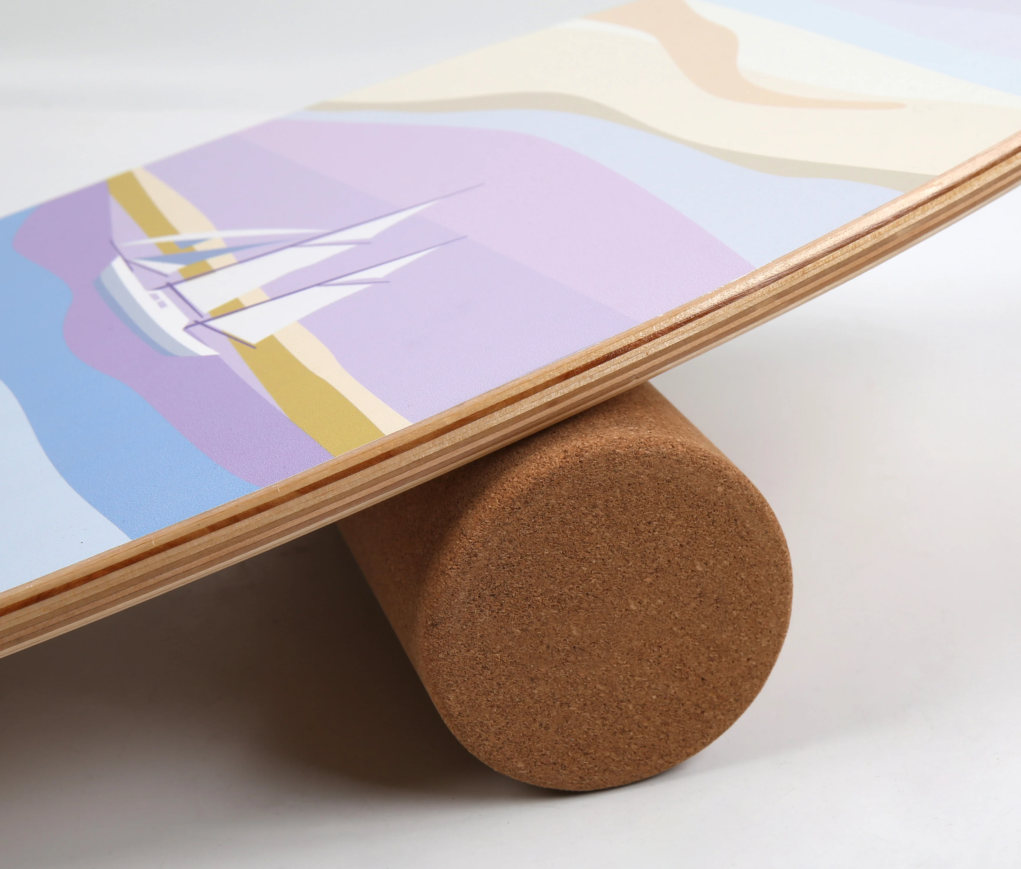 Wooden Balance Board Trainer for Surf & Paddle Bredder Balance Board ...