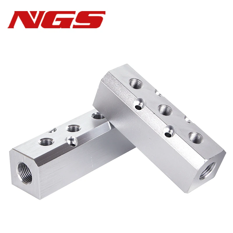 2~10 Holes Pneumatic Quick Coupling Base Medium/large Flow Multi-pipe ...