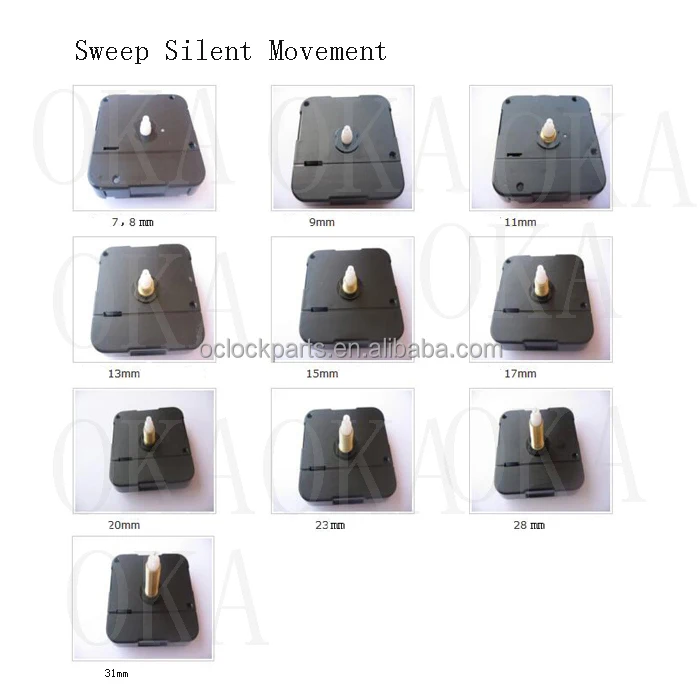 Silent Clock Movement CE ROHS FCC - High Quality EU USA