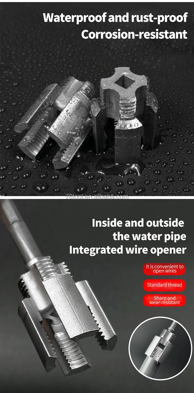 Water Pipe Internal and External Integrated Thread Opener