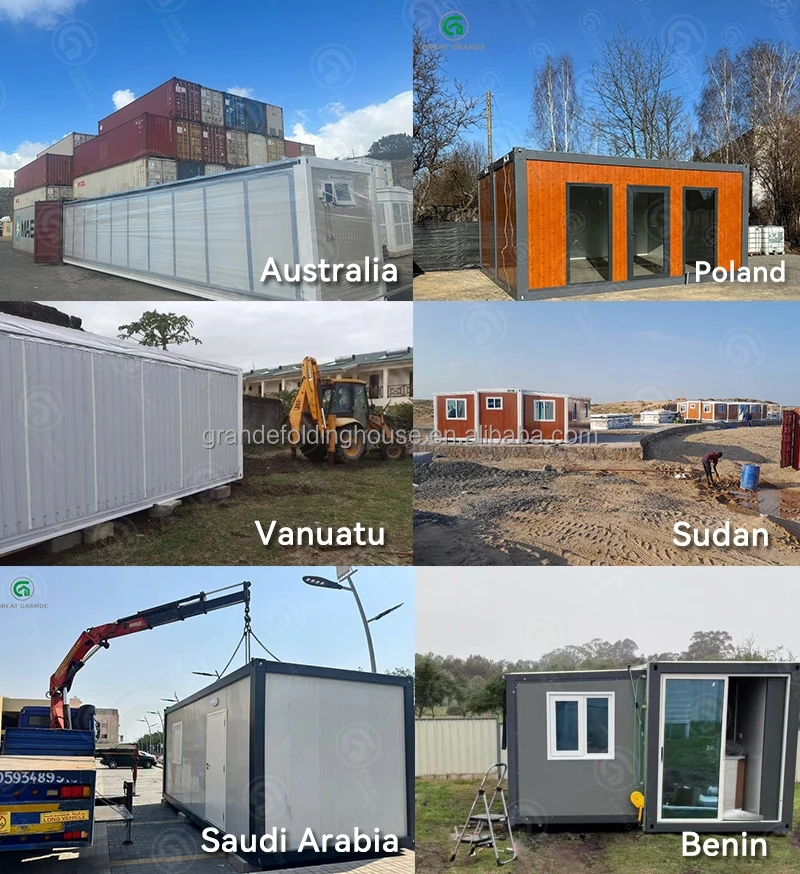 Grande Movable Foldable Homes - Portable 20ft Prefab Houses