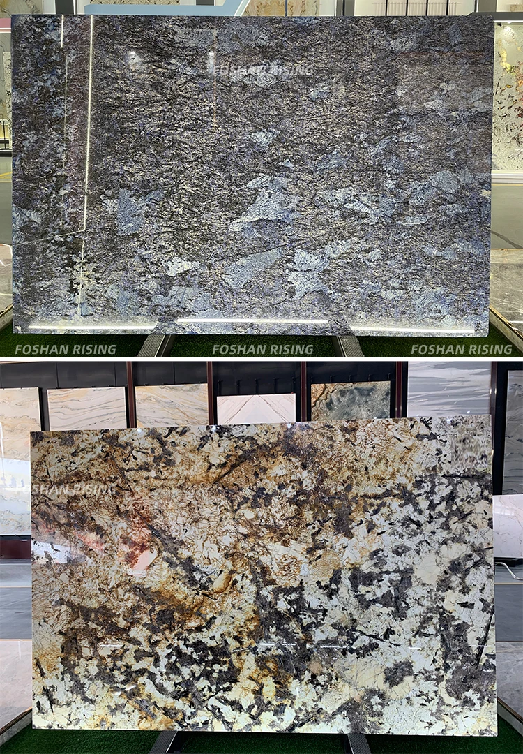 Luxury Brazilian Translucent Quartzite Stone Wall Veneer