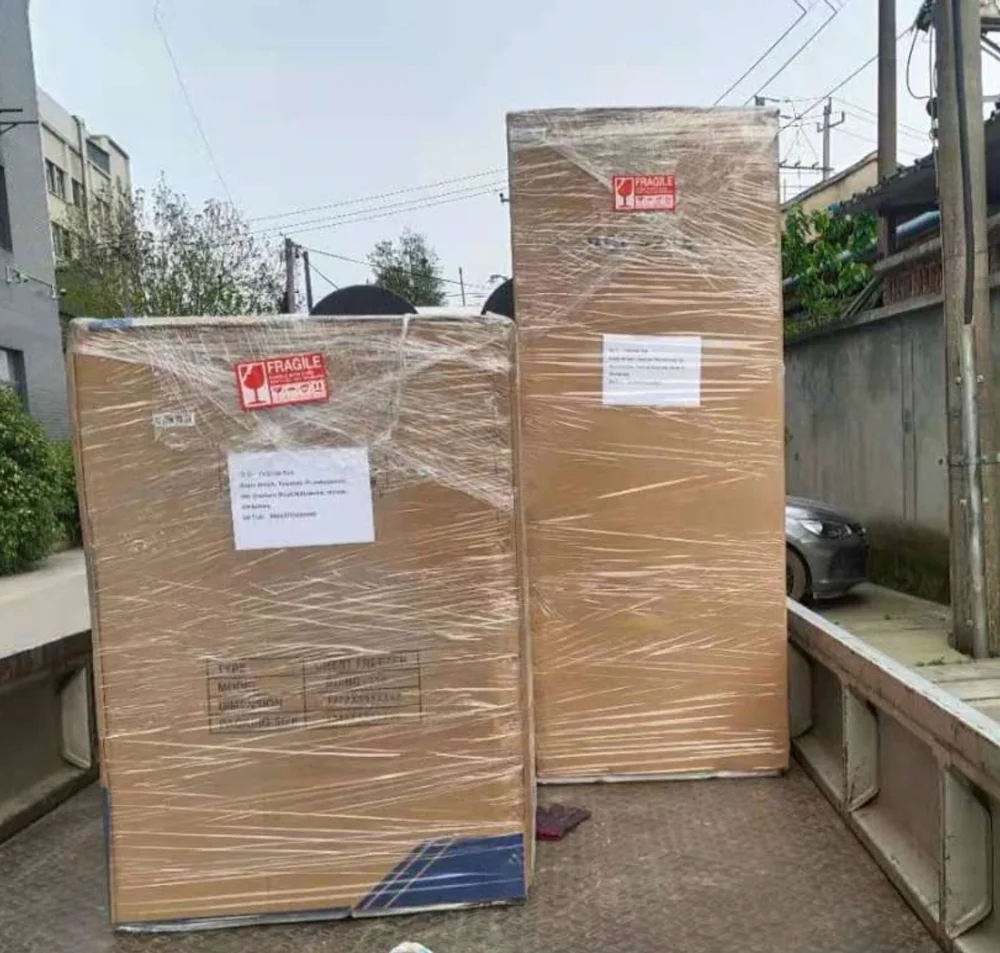 198l Dc 24v Commercial Ice Block Bag Maker Solar Panel Gel Battery 70kg ...