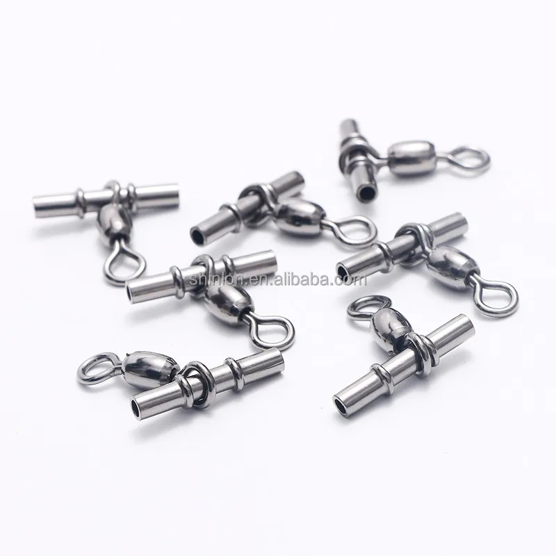 Fishing Rolling Stainless Steel Sleeve Swivel Bearing Saltwater Ocean ...