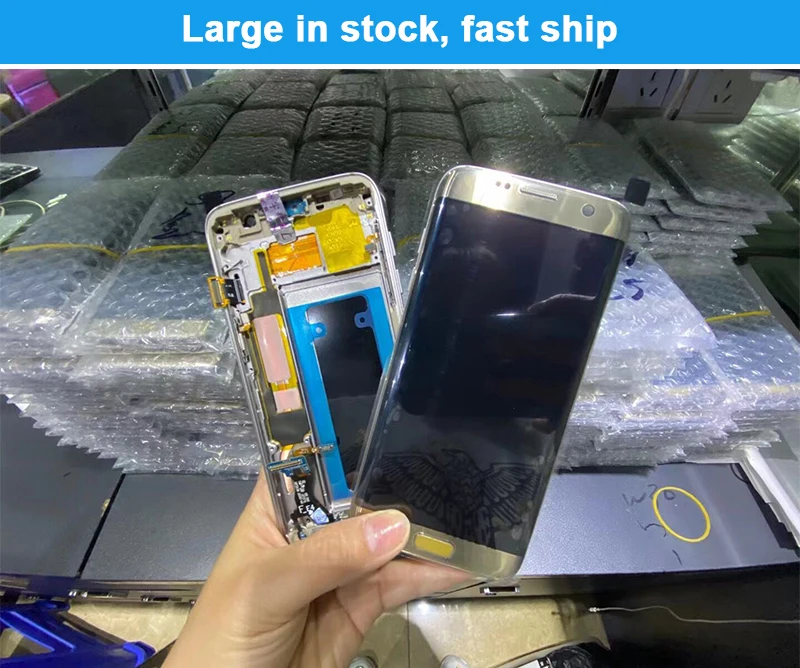 Mobile Phone Lcd Display For Samsung Galaxy S7 Edge Lcd Replacement ...