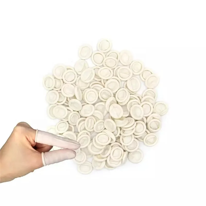 1000pcs Industrial Cleanroom Transparent Frosted Incision Finger Cover ...