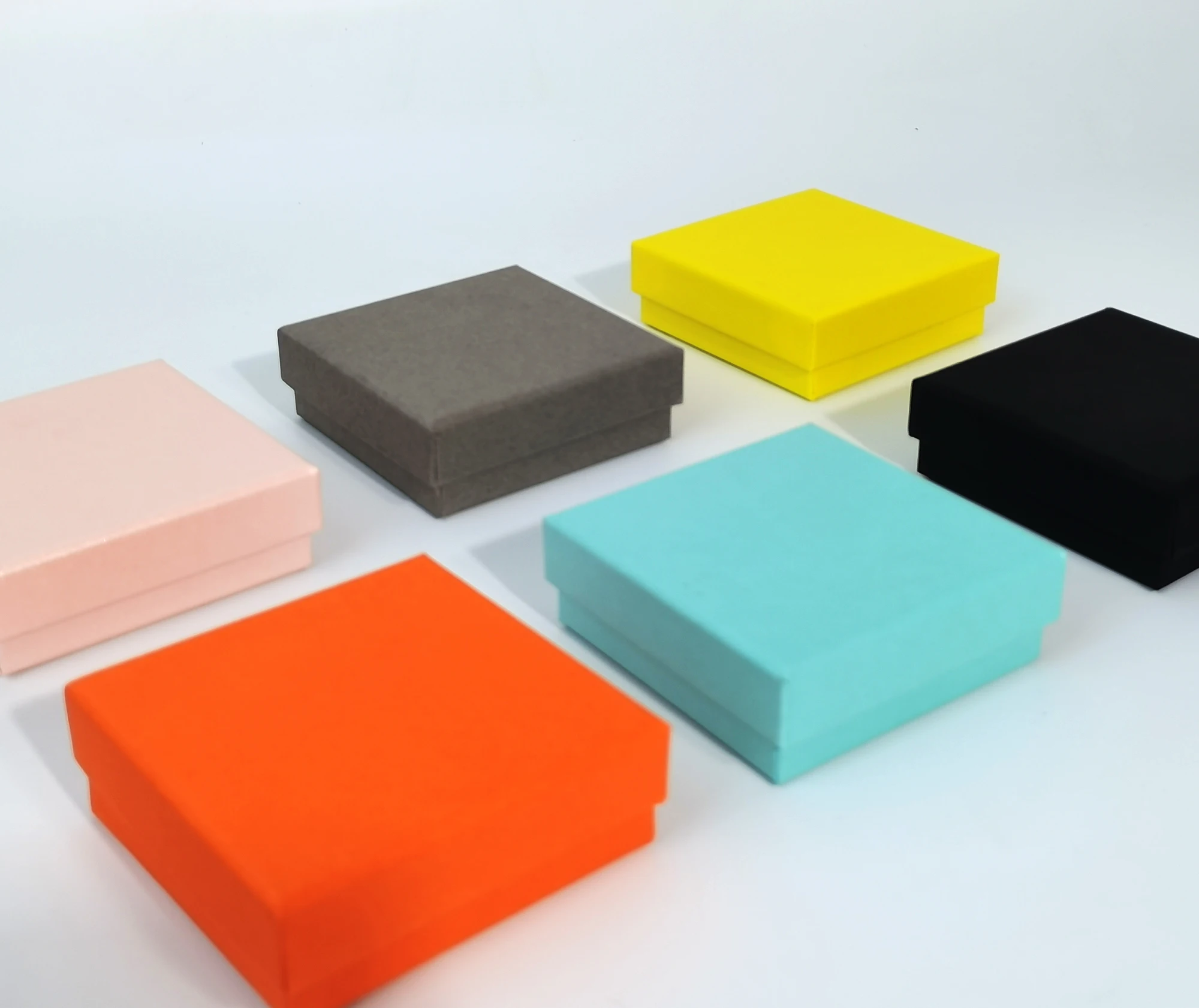 Eco Friendly Luxury Drawer Cardboard White Pink Black Small Necklace ...