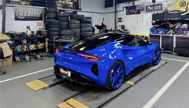 Carbon Fiber Body Kit For Lotus Emira Front Lip Diffuser Spoiler Hood ...