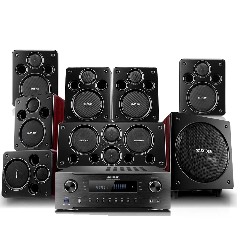 KYYSLB Home Theater 5.1 Audio Set - High-End KTV Speakers