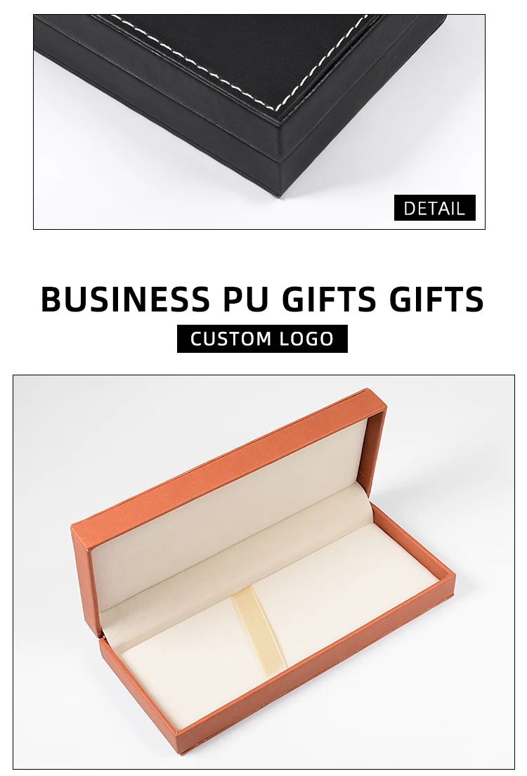 New Big Black PU Box for Metal Pen - Recyclable Gift Box