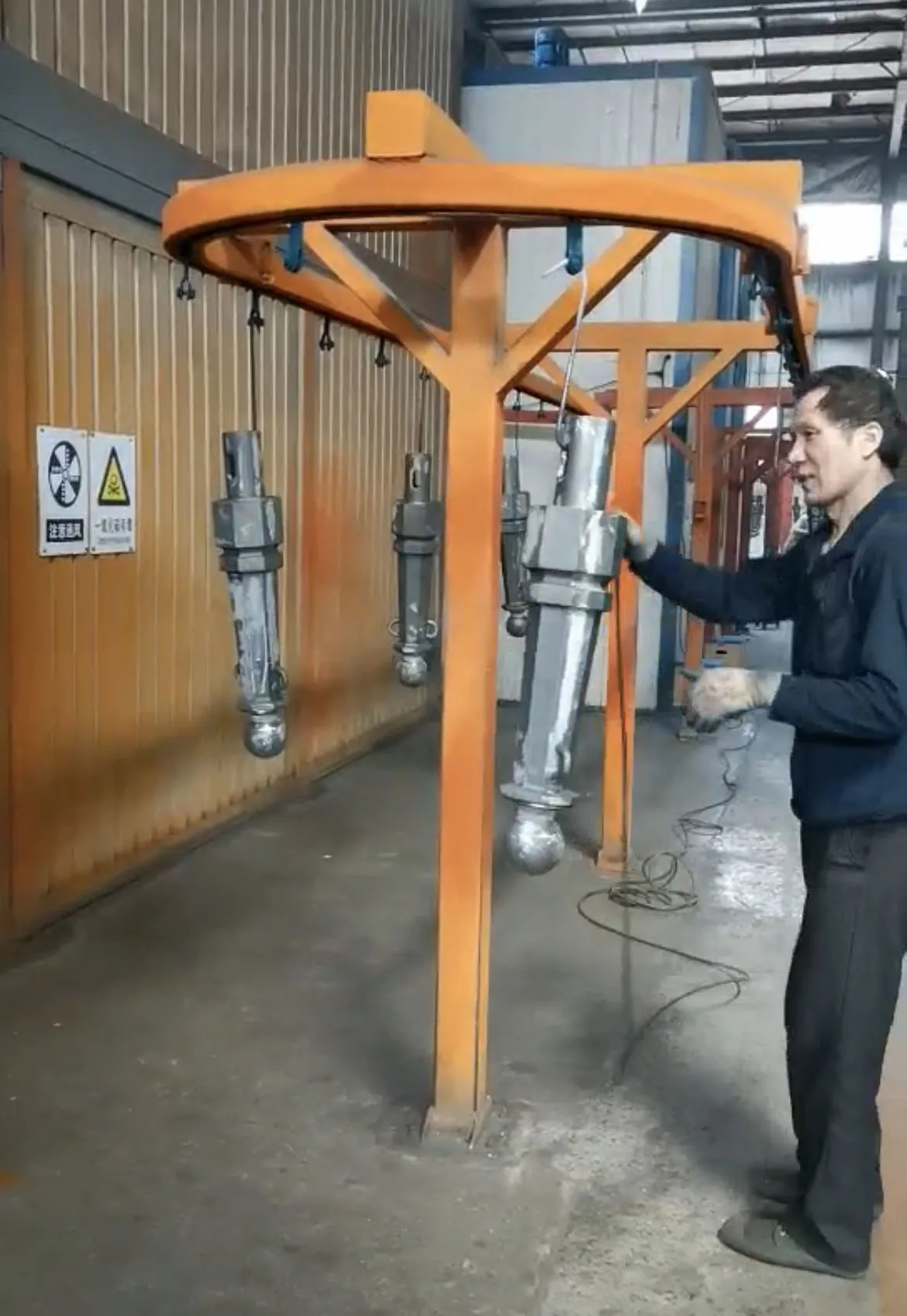 Cast Iron Parking Guard Post - Movable Traffic Barrier