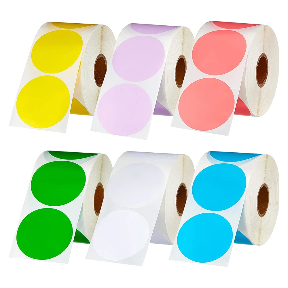 4x6 Direct Thermal Perforated Colored Shipping Labels Adhesive Label ...