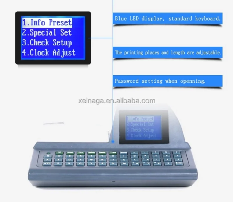 Db-380 Intelligent Check Printer Office Personal Automatic Cheque ...