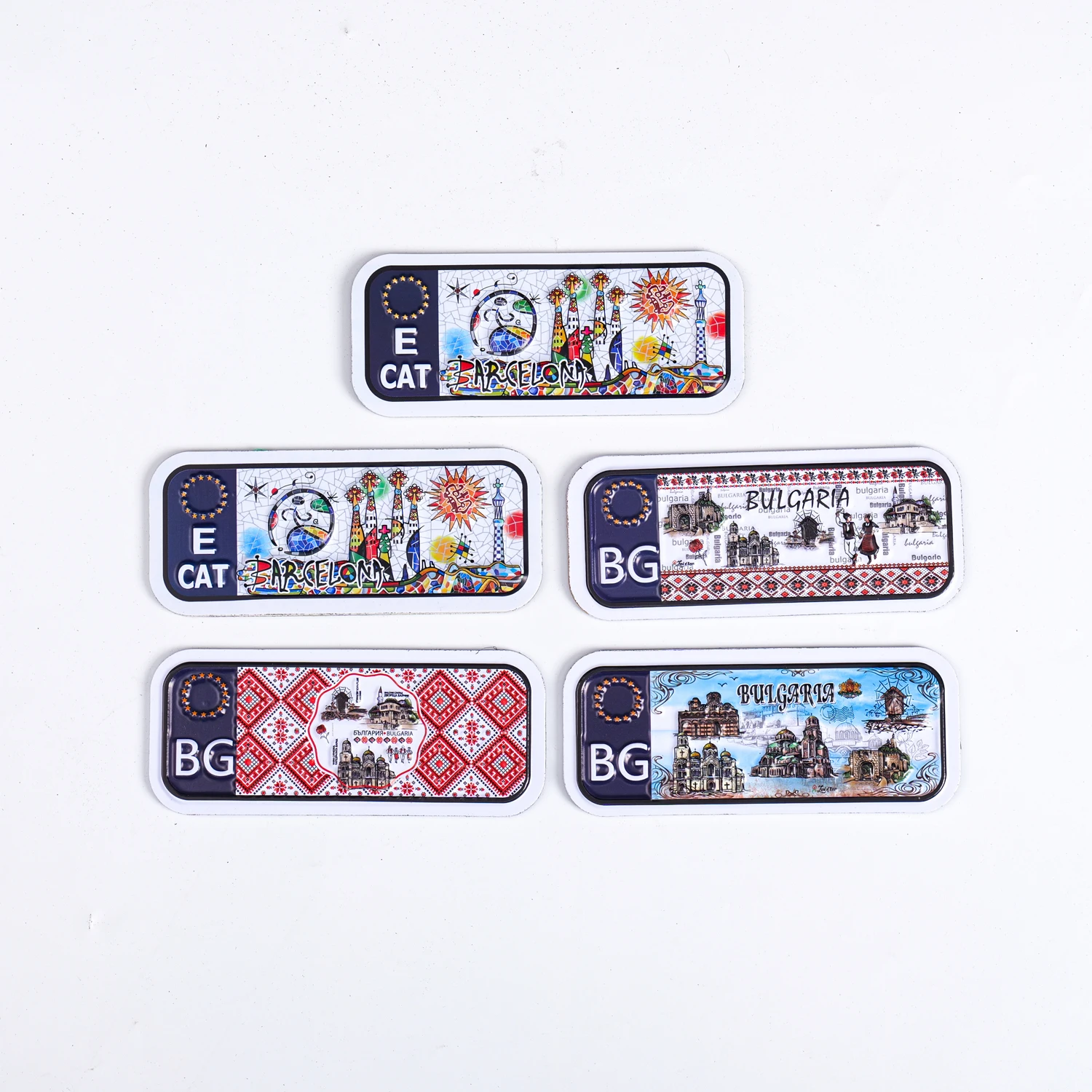 Wholesale Custom-printed Souvenir Fridge Magnets Hanging Landmark ...